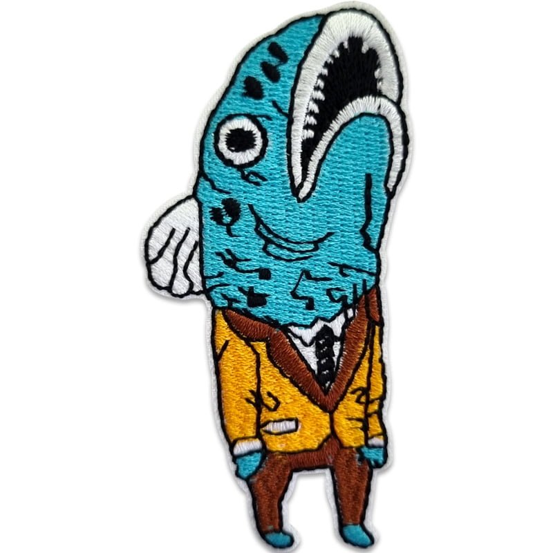 Fishy Fish Kangasmerkki Laglappen fi